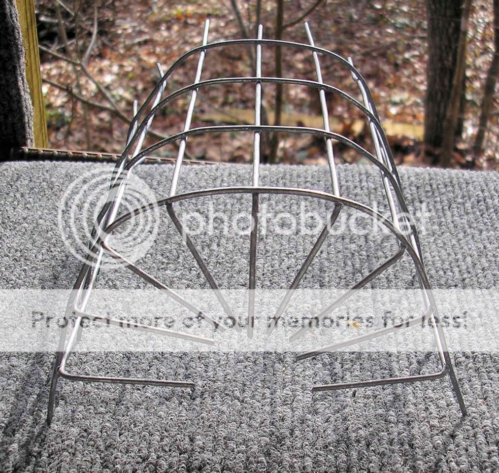 Hay rack from scrap cage wire tutorial | Rabbit Talk - Meat Rabbit ...